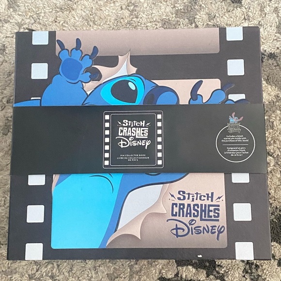 Disney | Other | Stitch Crashes Disney Collection Pin Binder | Poshmark